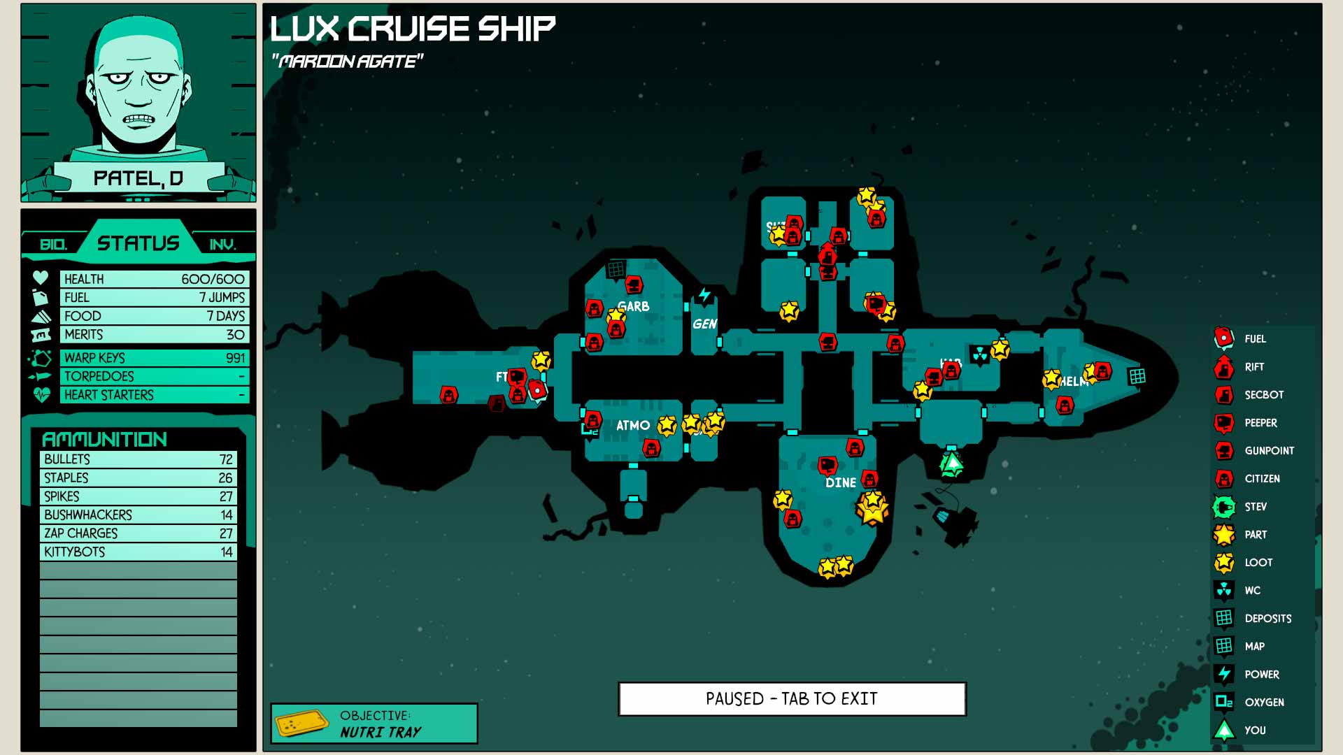 Reseña: Void Bastards - Nerfeados